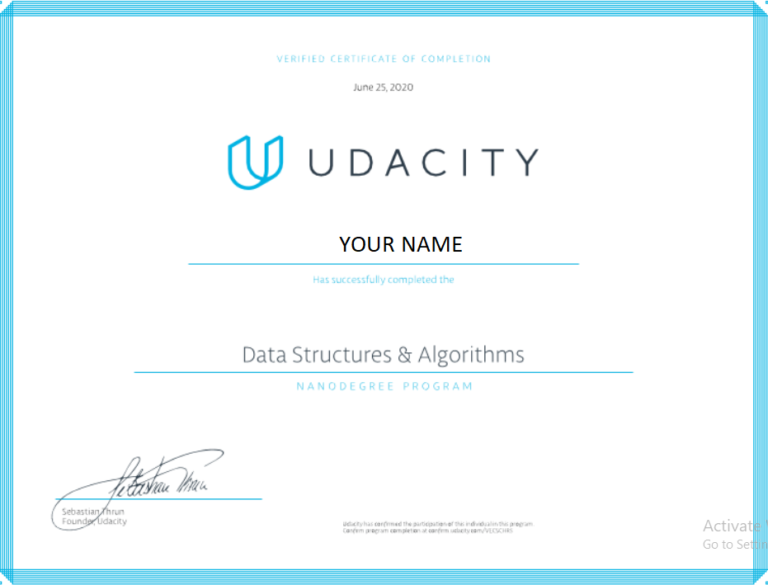 Udacity Data Structures & Algorithms Nanodegree Review 2022