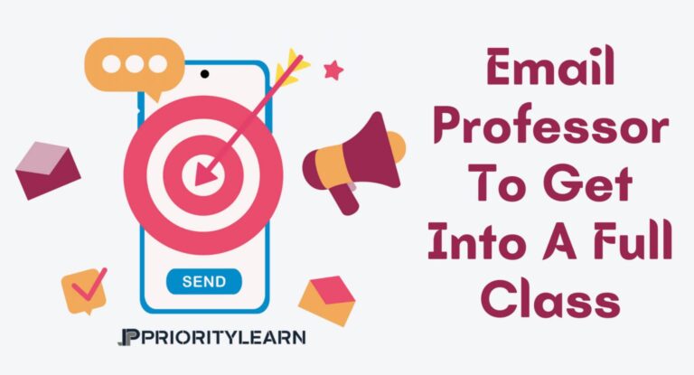 How To Email Professor To Get Into A Full Class - OnlineCourseing