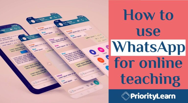 How to Use WhatsApp for Online Teaching